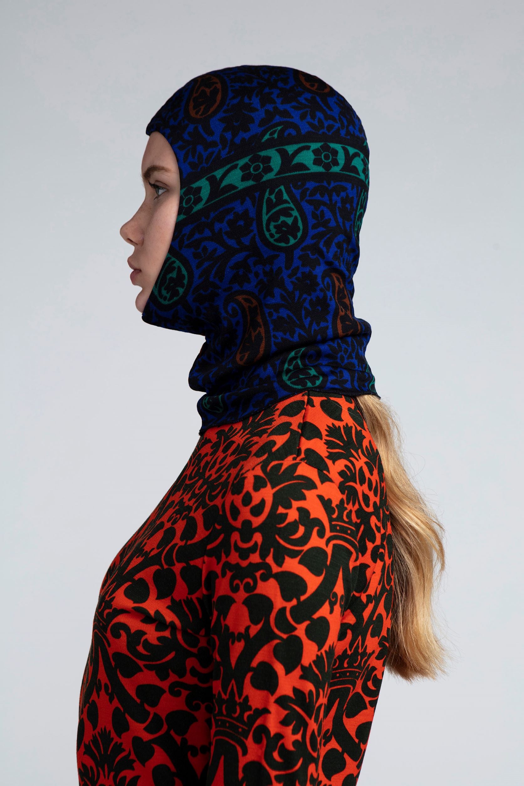 BALACLAVA WOOL INDIAN FORREST BLUE– Frei Und Apple